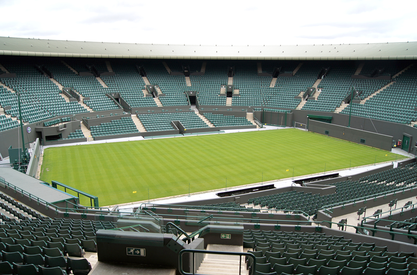 Inside football stadium audio system